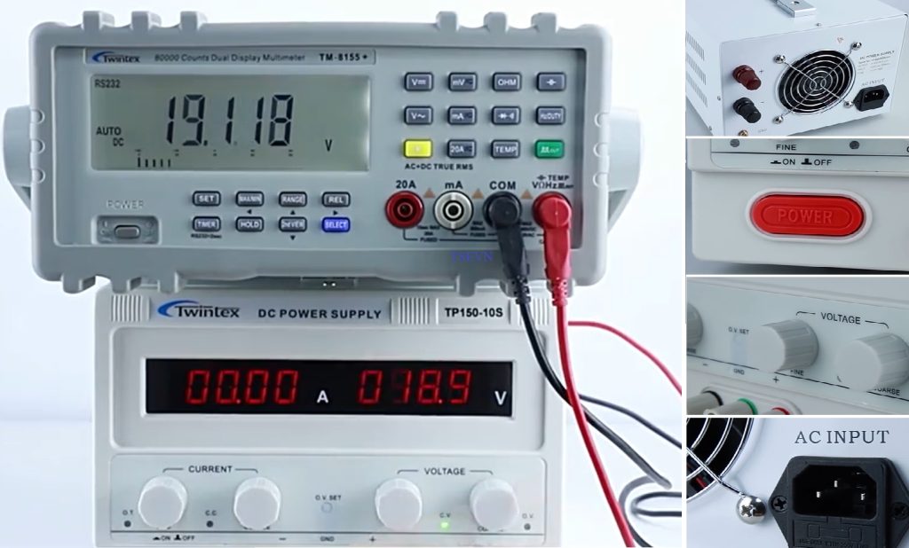 Thiết bị cấp nguồn công suất cao High Power DC Power Supply TP60-20S Twintex - Công Ty TNHH ...